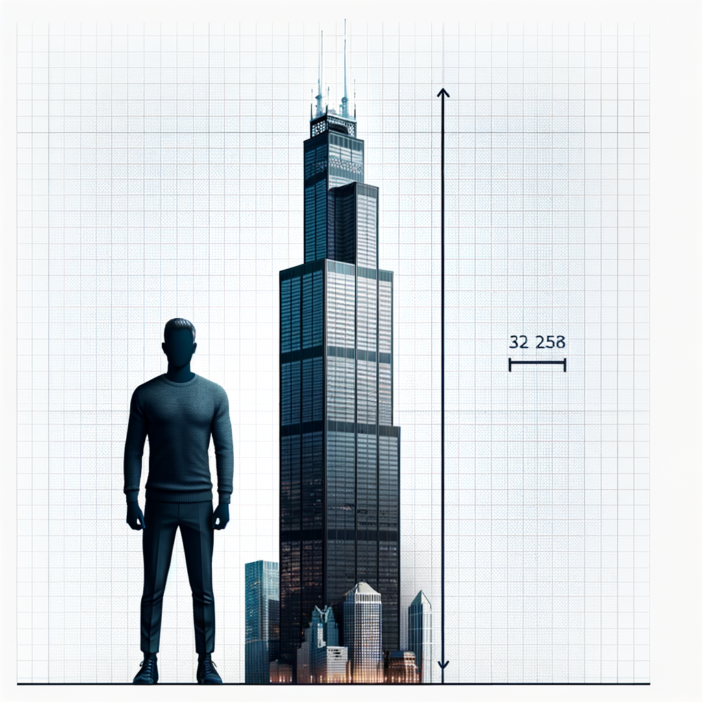 Willis Tower vs Human: A Sky-High Comparison