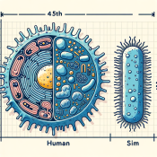 Human Cell vs Bacteria: Size Comparison