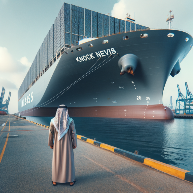 Knock Nevis: The World's Largest Ship Compared to Humans