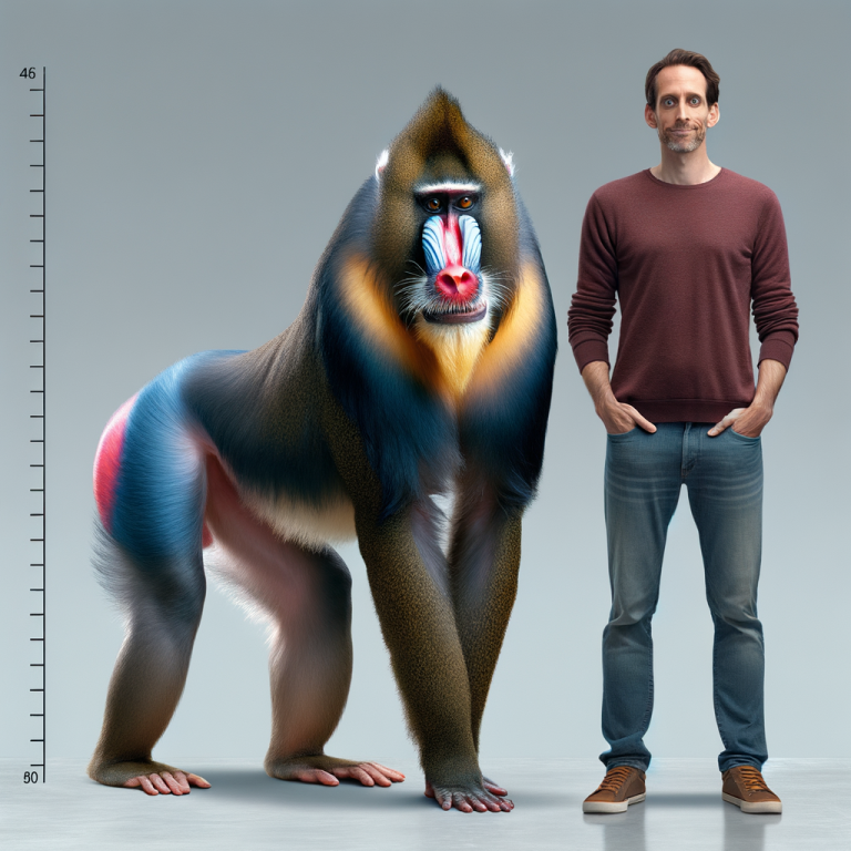 Mandrill Size: How Does It Compare to Humans?