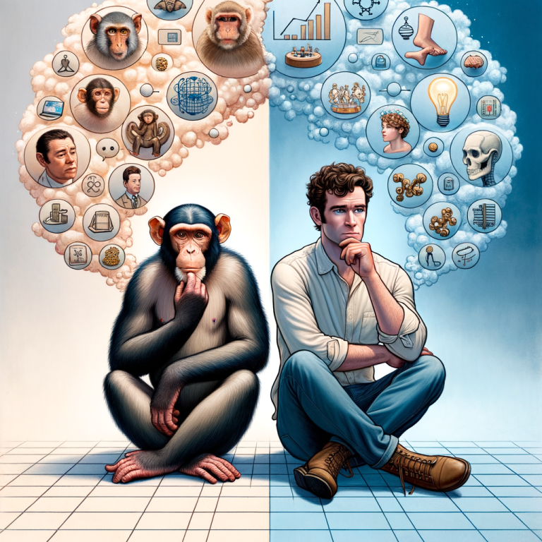 Monkey Intelligence vs Human: A Comparative Study